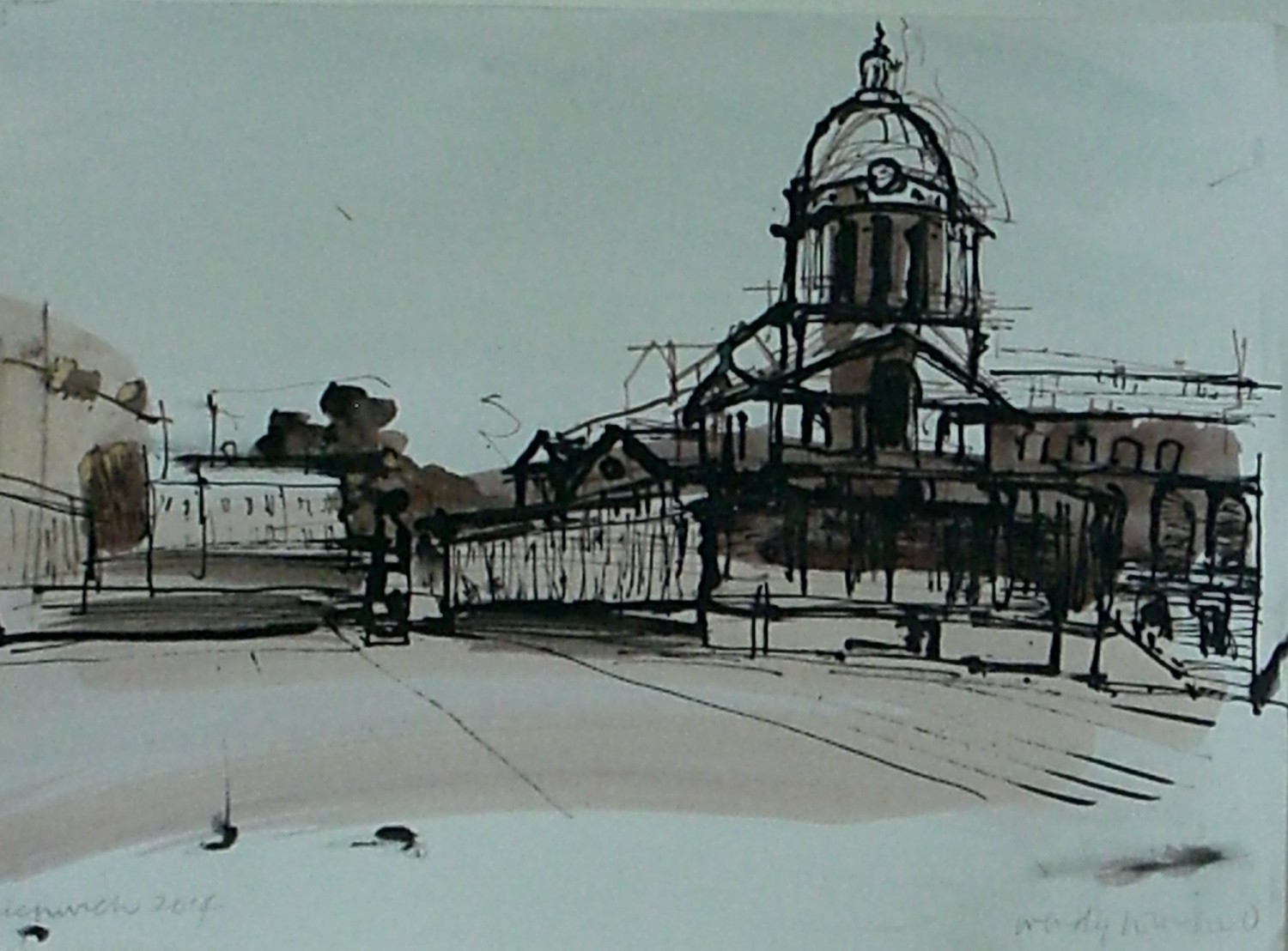 Greenwich, view from the river | Drawing London